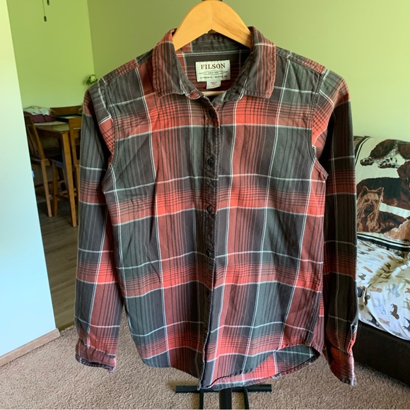 Filson | Tops | Filson Plaid Flannel Button Up Shirt | Poshmark